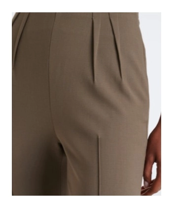 MUGLER Wool-blend Stirrup Leggings - Brown