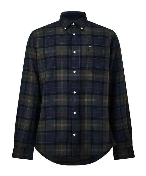 Barbour Buttondown Plaid Long Sleeve Shirt