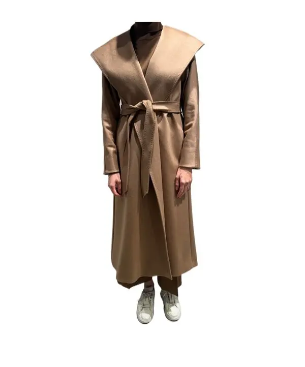 Max Mara Long-sleeved Hooded Coat