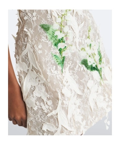 LEO Embellished Lace Bustier Dress