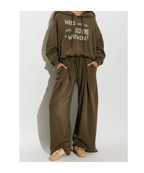 R13 Drawstring Casual Pants - Green