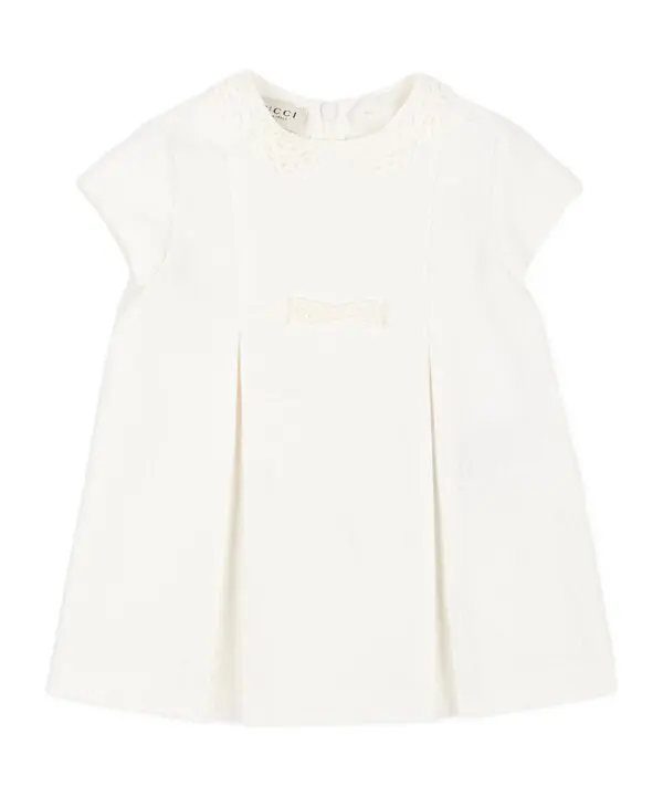 Gucci Baby Gg Canvas Dress - Off-white