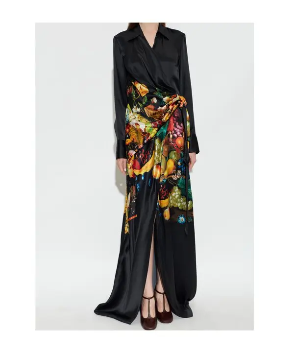 Dries Van Noten Long-sleeved Dress