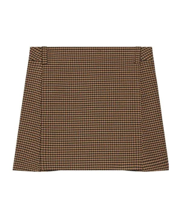COURREGES Houndstooth Mini Skirt