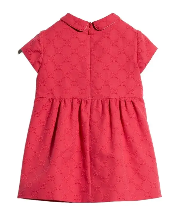 Gucci Gg Jacquard Short-sleeve Dress