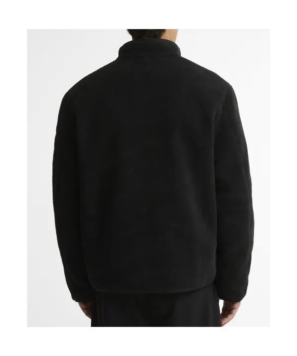 Barbour Reversible Stand Collar Fleece Jacket - Black