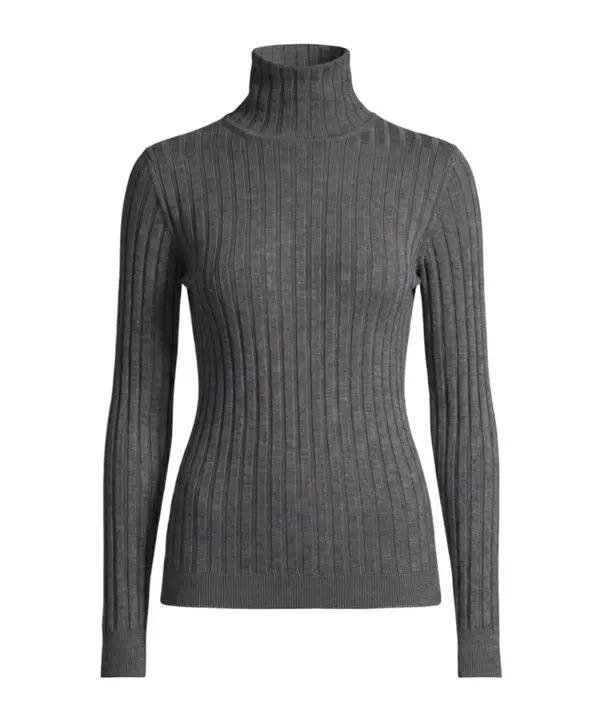 Peserico Ribbed Roll-neck Sweater - No
