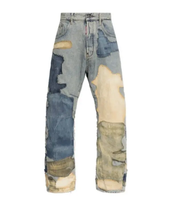 Dsquared2 Patchwork Design Jeans