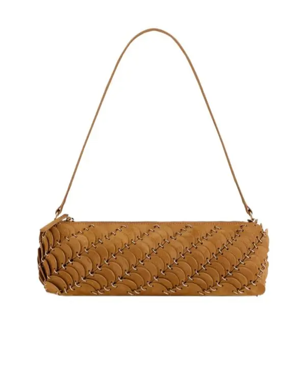 Rabanne Baguette Disc Emebellished Shoulder Bag