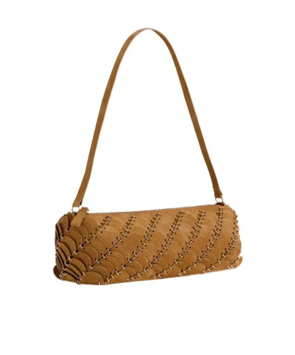 Rabanne Baguette Disc Emebellished Shoulder Bag
