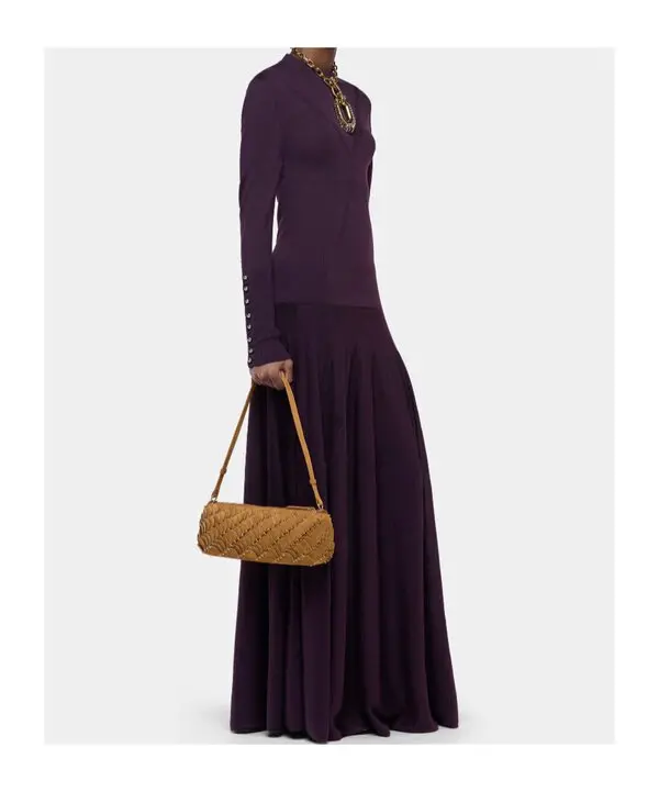 Rabanne Baguette Disc Emebellished Shoulder Bag