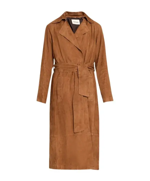 ARMA Long-sleeved Leather Coat