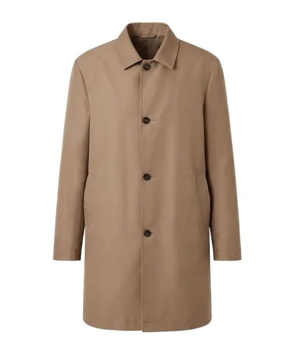 Peserico Single-breasted Twill Coat