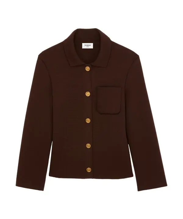 Saint Laurent Veste Courte Poche P