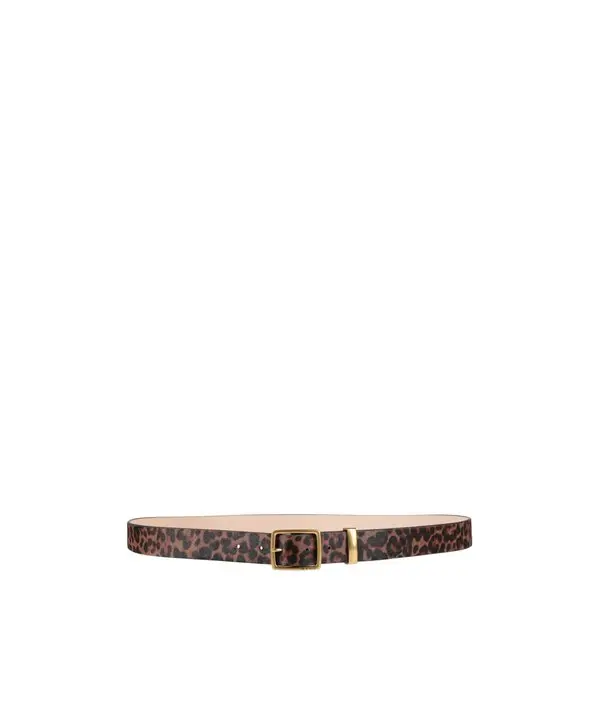 Rag & Bone Leopard-print Belt - Black