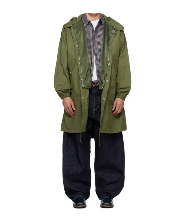 Comme Des Garçons Long-sleeved Jacket - Green