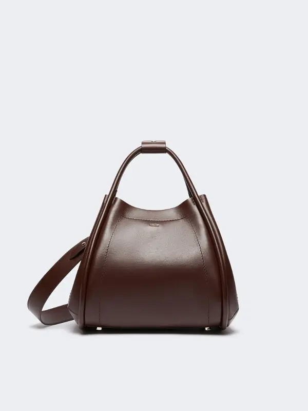Max Mara Small Leather Marine Bag