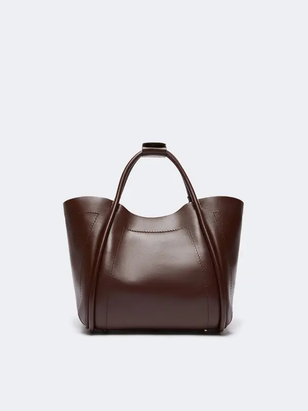 Max Mara Small Leather Marine Bag