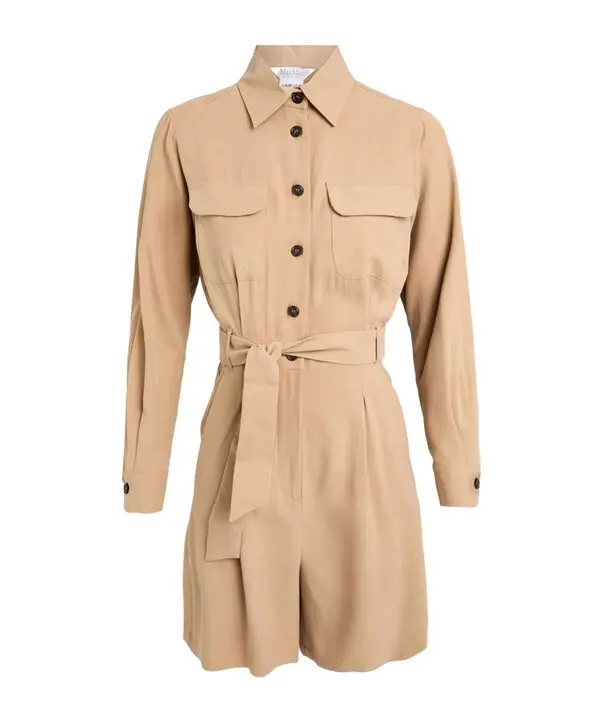 Max Mara Long Sleeves Playsuits