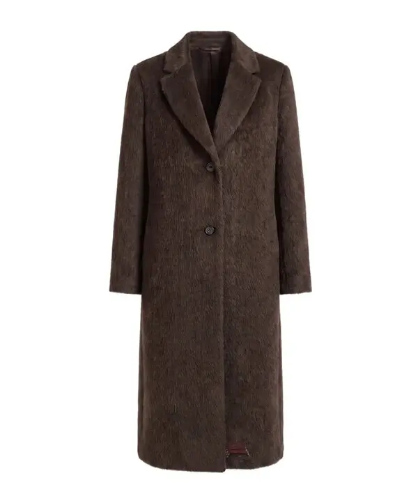 Peserico Single-breasted Coat - Black