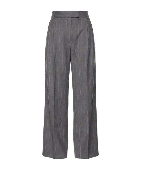 GANNI Casual Trousers - Gray