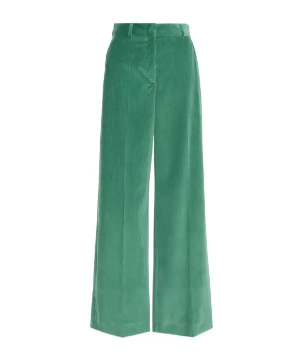 Max Mara Cotton Velvet Trousers