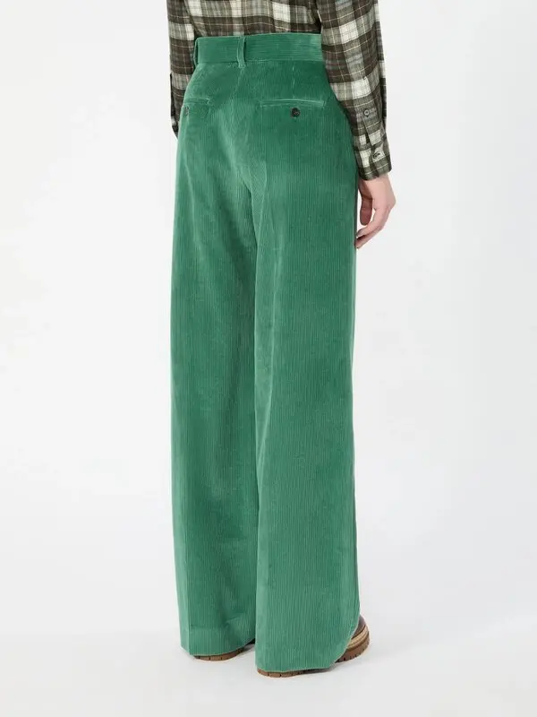 Max Mara Cotton Velvet Trousers