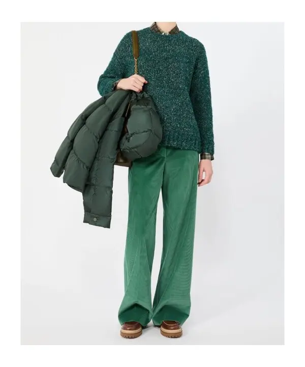 Max Mara Cotton Velvet Trousers