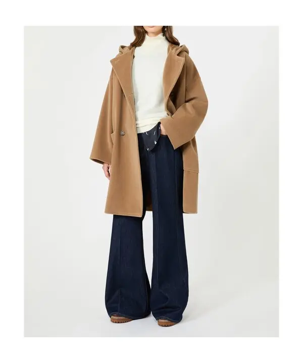 Max Mara Wool And Alpaca Beaver Cloth Coat