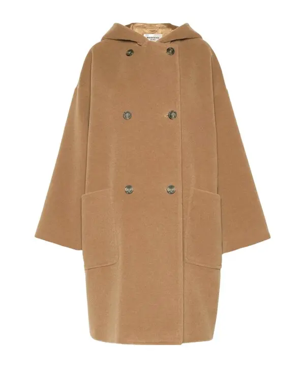 Max Mara Wool And Alpaca Beaver Cloth Coat