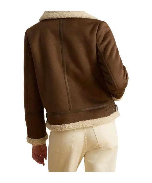 Ralph Lauren Buckle-trim Faux-suede Jacket