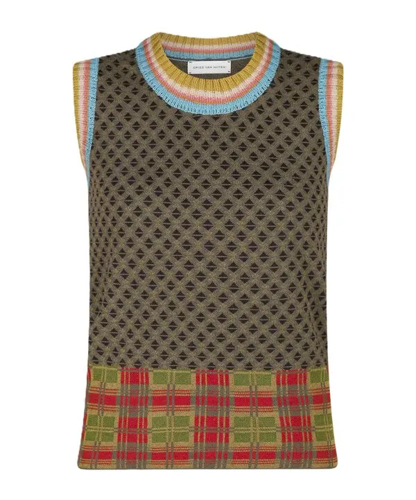 Dries Van Noten Jacquard Wool Sweater