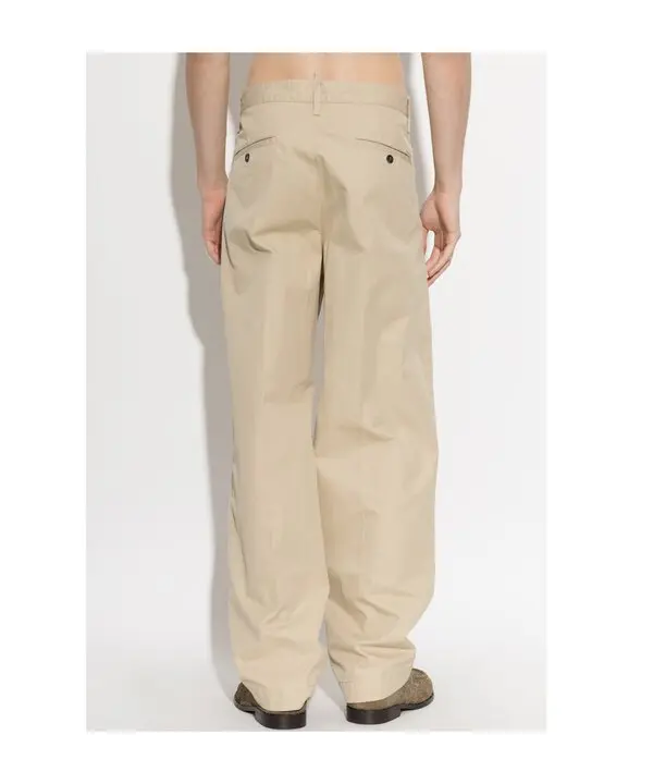 Dsquared2 Pleated Design Casual Pants - Beige