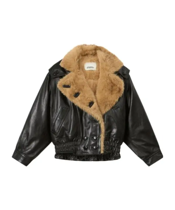 Isabel Marant Étoile Valina Leather Coat