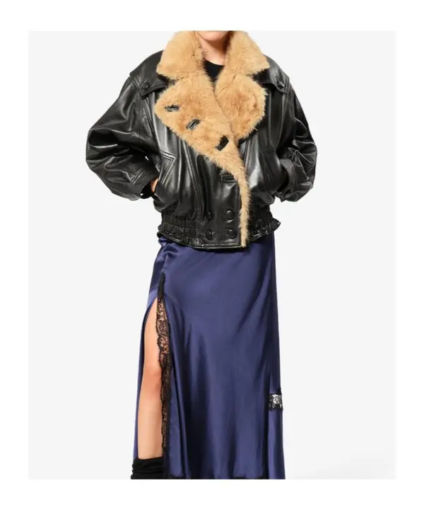 Isabel Marant Étoile Valina Leather Coat