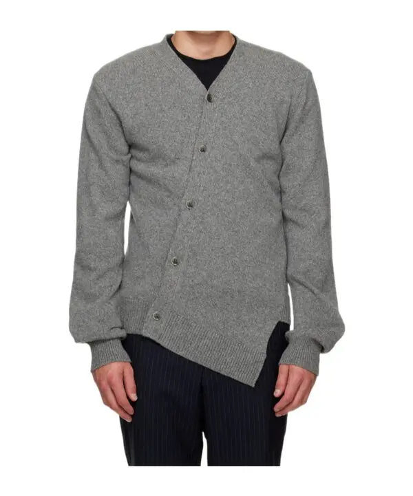 Comme Des Garçons Long-sleeve Knit Cardigan
