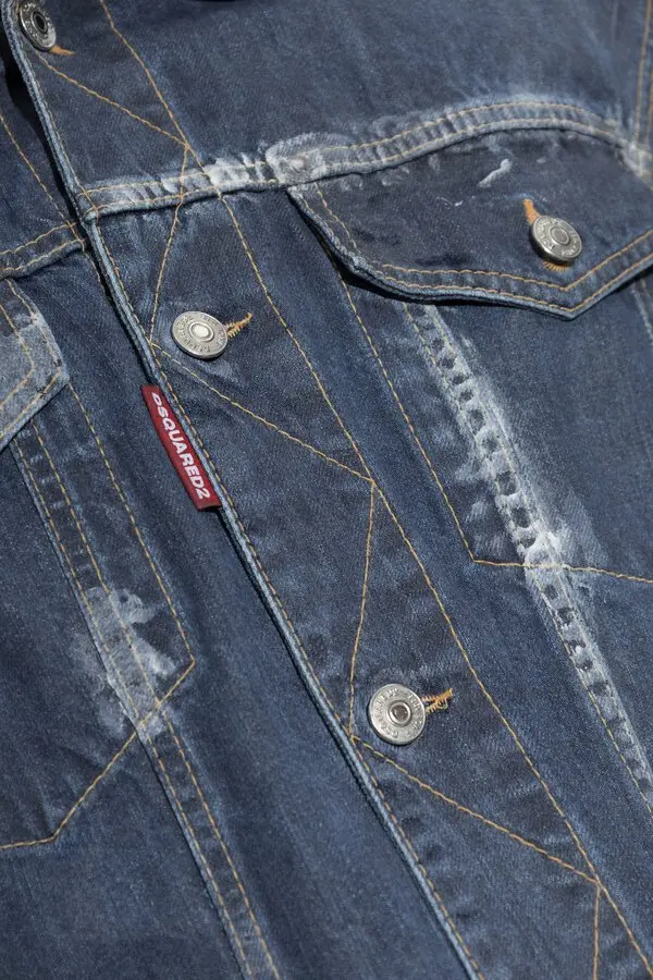 Dsquared2 Retro-detail Denim Jacket