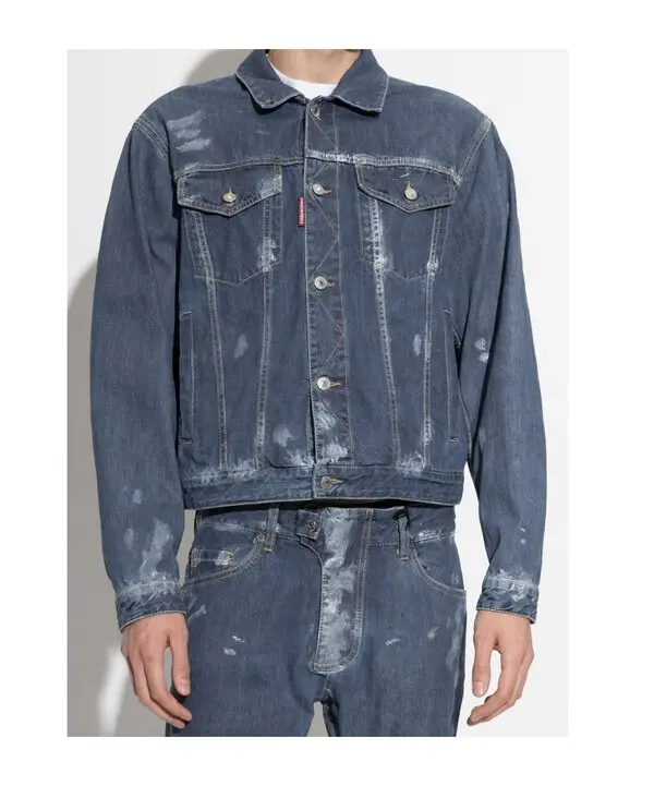 Dsquared2 Retro-detail Denim Jacket