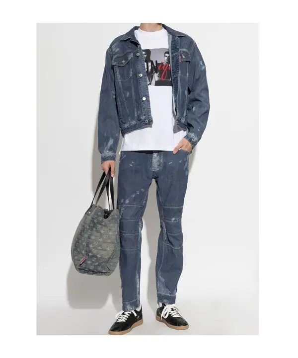 Dsquared2 Retro-detail Denim Jacket