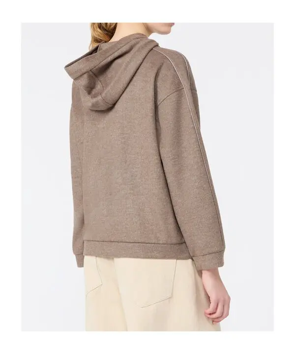 Max Mara Jersey Hooded Sweatshirt
