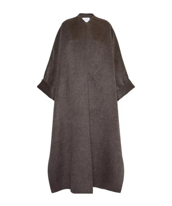 Max Mara Febo Long Collarless Coat