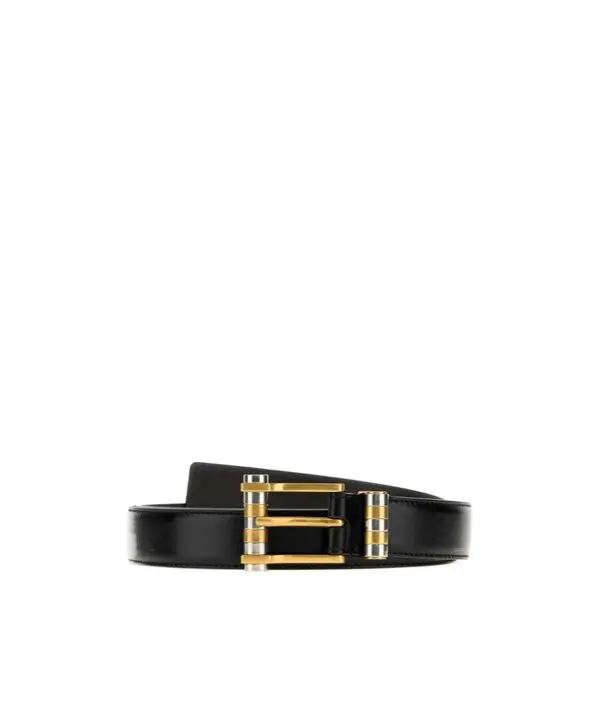 Versace Logo-printed Buckle Belt