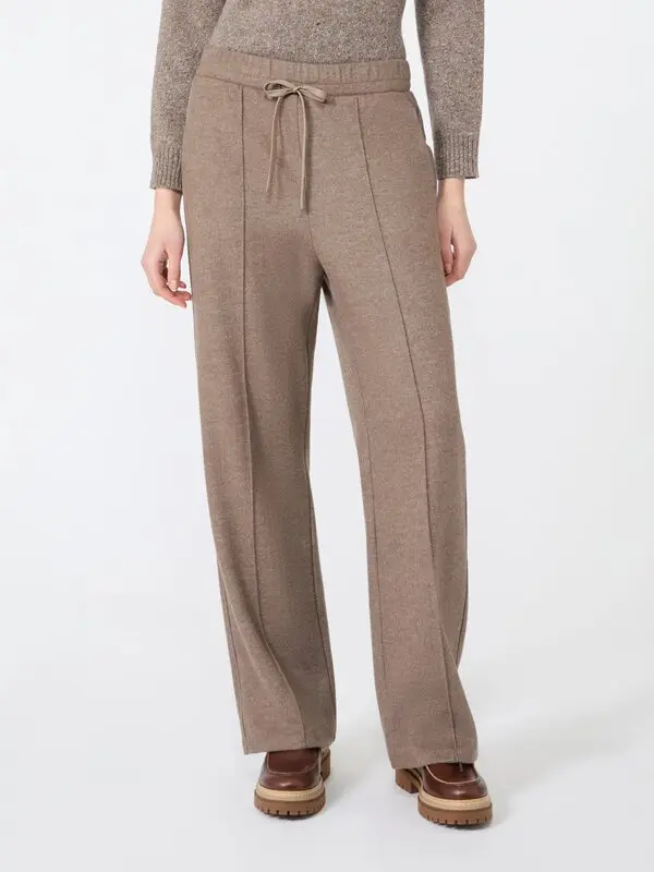 Max Mara Tenda Wide-leg Jersey Pants