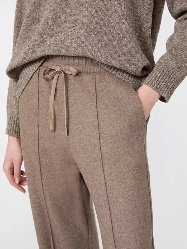 Max Mara Tenda Wide-leg Jersey Pants