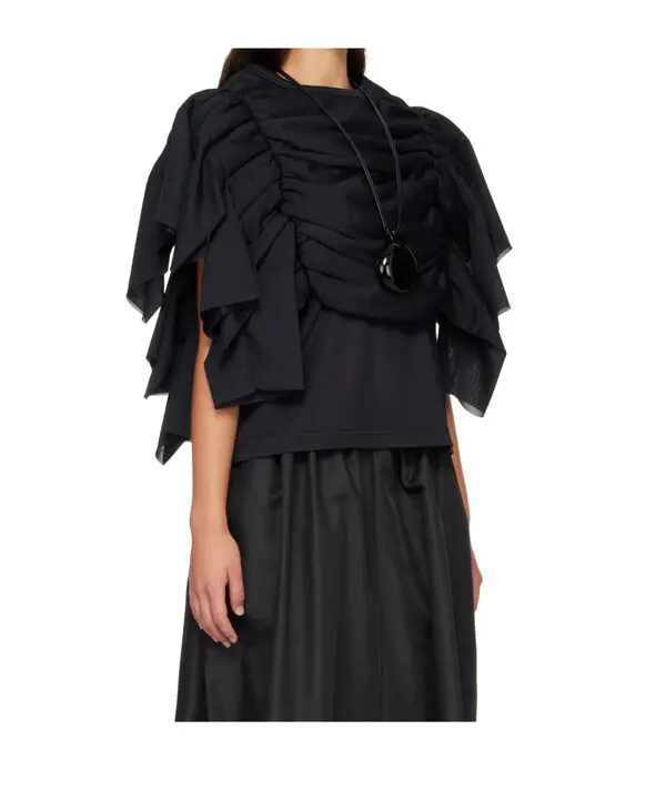 Comme Des Garçons Pleated Top