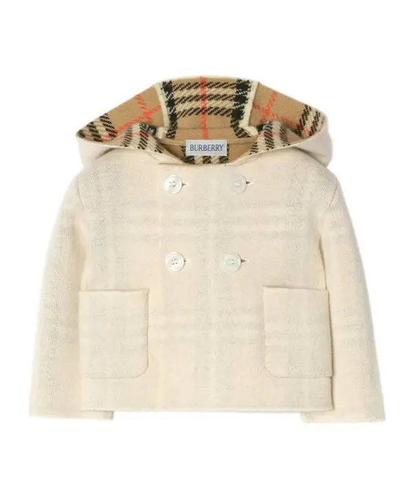 Burberry Reversible Check Wool Cashmere Duffle Coat