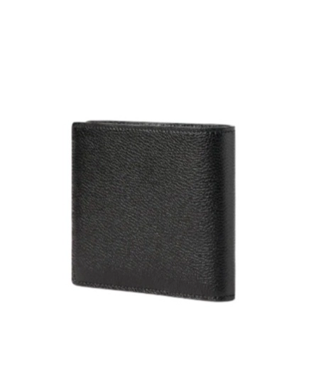 Fendi Ff Wallet Full-grain Leather Bi-fold Wallet