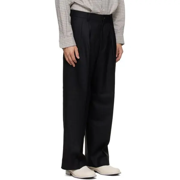 Comme Des Garçons Trousers With Belt Loops