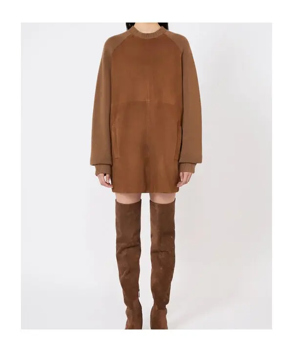 Max Mara Short Wool And Cashmere Dress