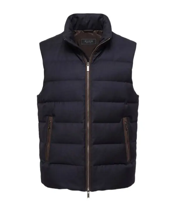 Peserico Flannel Down Quilted Gilet